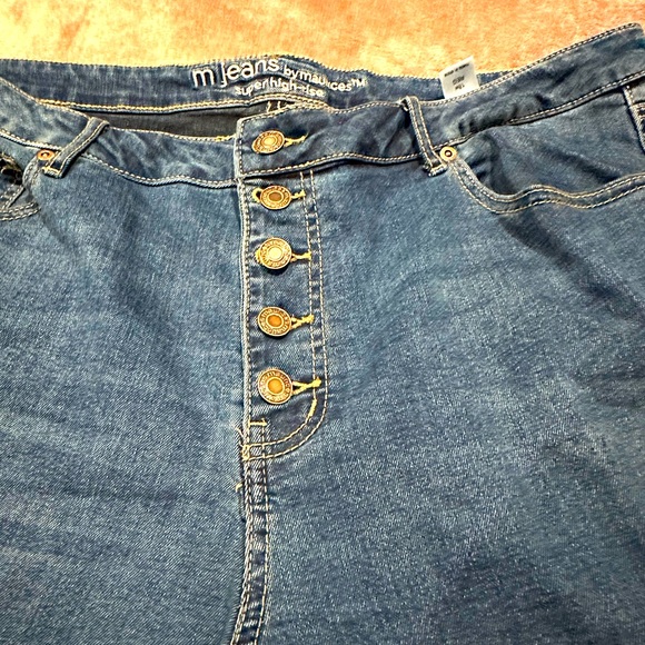 Maurices | Jeans | M Jeans By Maurices Button Down Wide Leg Jeans ...